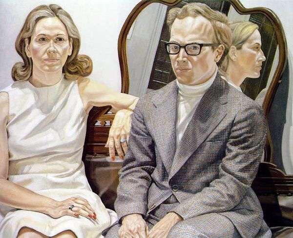 夫人とMr. Edmund Pillsbury – Philip Perlstein ️ - パールスタインフィリップ